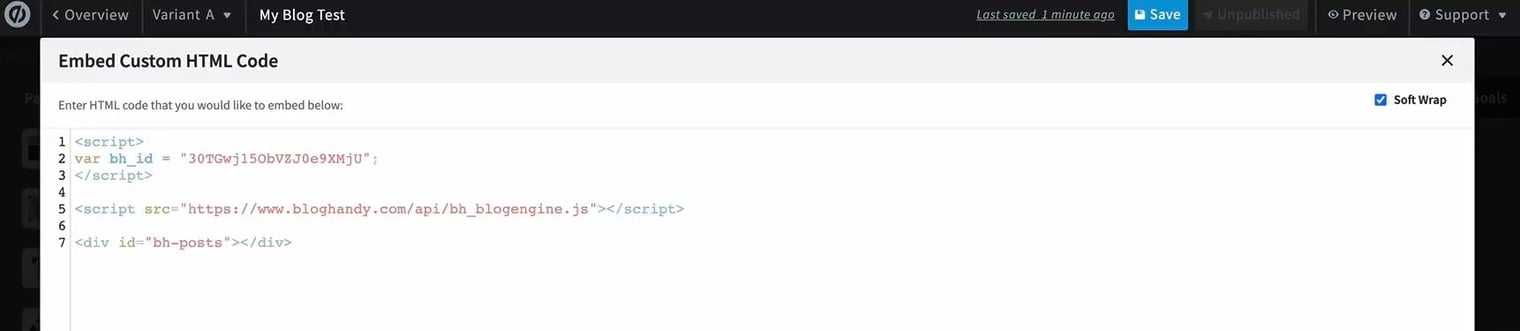 How to Add a Blog to an Unbounce Landing Page with BlogHandy | BlogHandy Blog